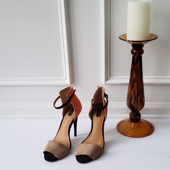 Zara | Shoes | Zara Collection Colour Block Sandal | Poshmark